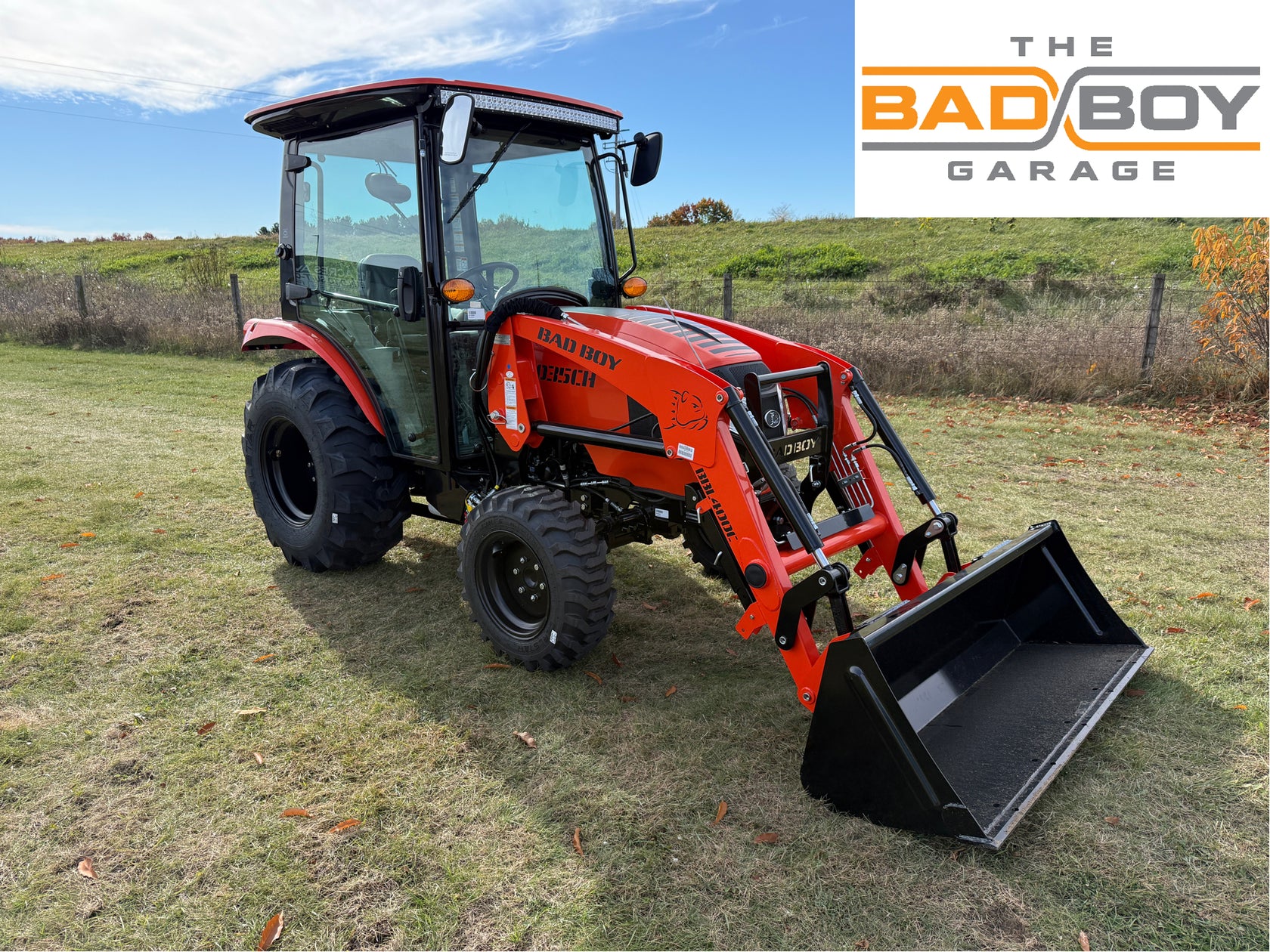Bad Boy 4035CH Cab Tractor w/ Loader - Implement and Trailer Packages ...